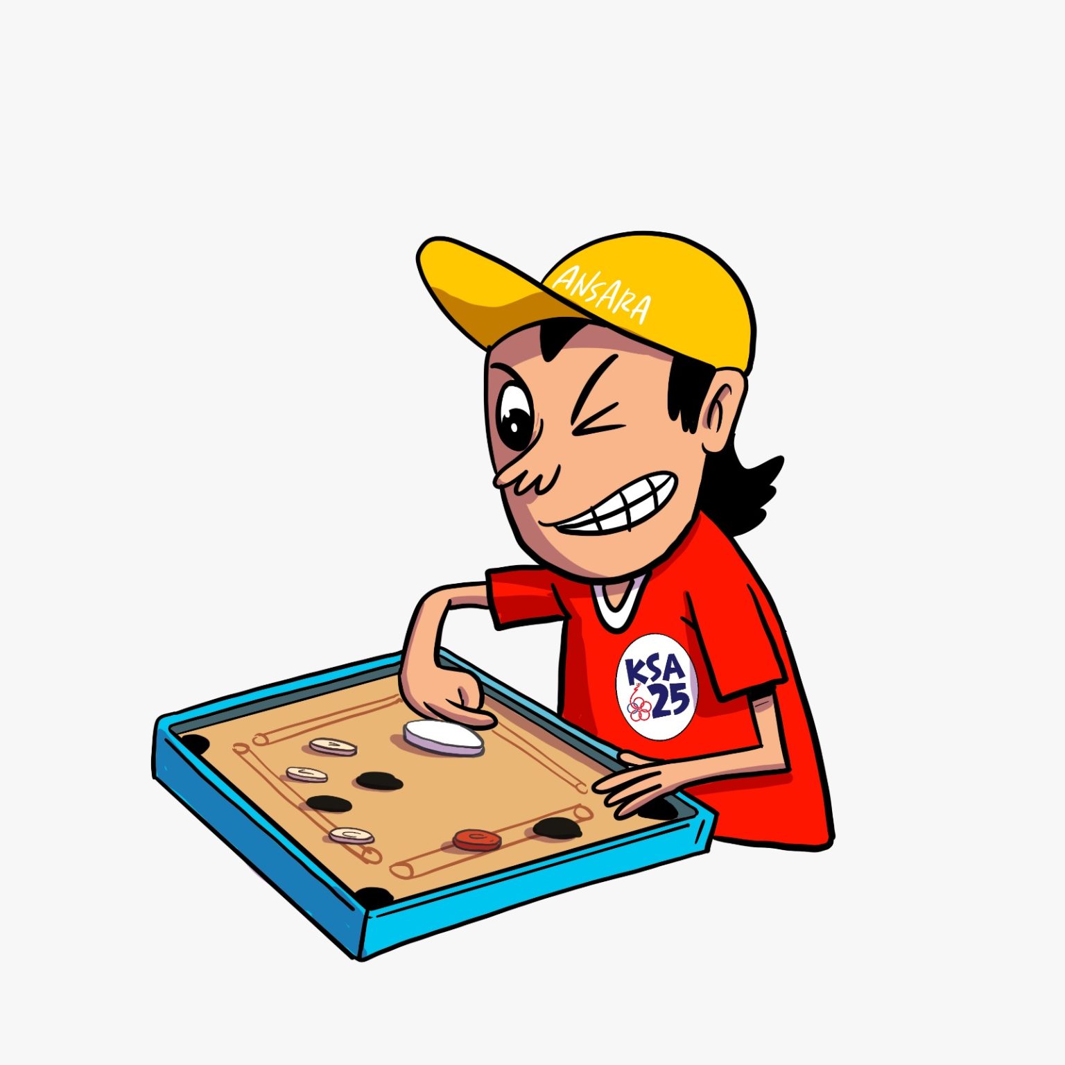 Carrom Men's Singles - Karnival Sukan ANSARA 2025